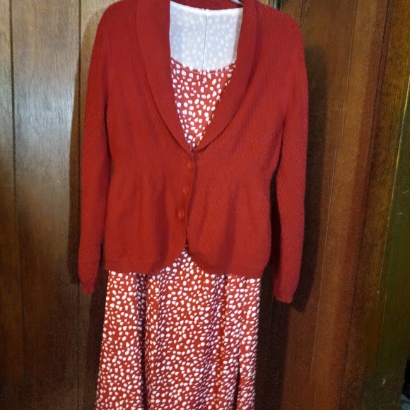 croft & barrow | Dresses | Croft Barrow Sl Red Blazer And Red And White ...